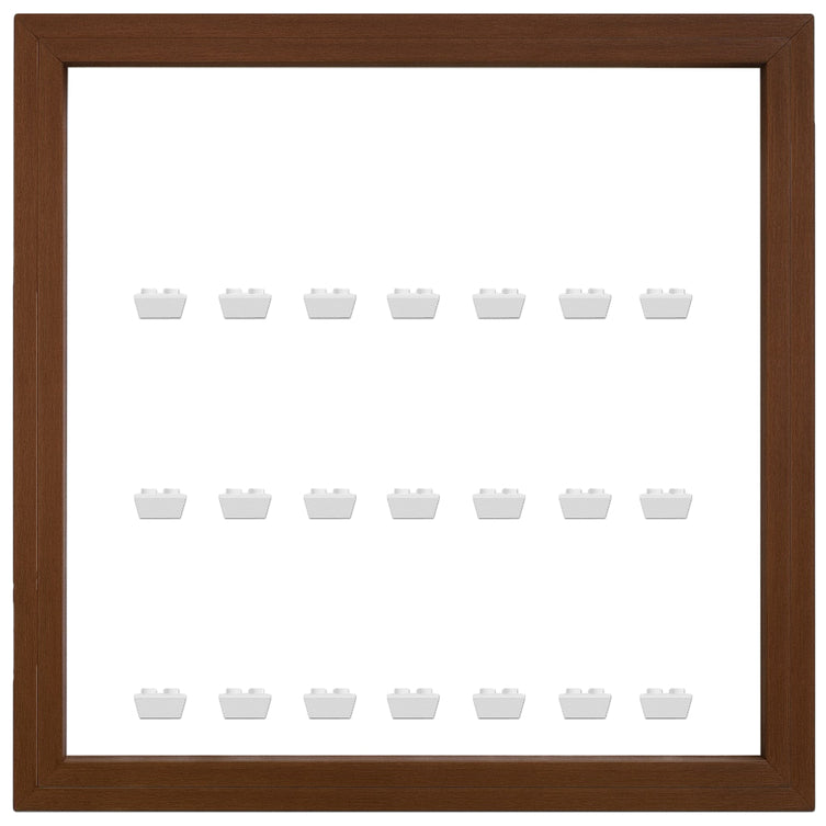 Walnut Small Display Frame for Lego® Minifigures – Display Frames for ...