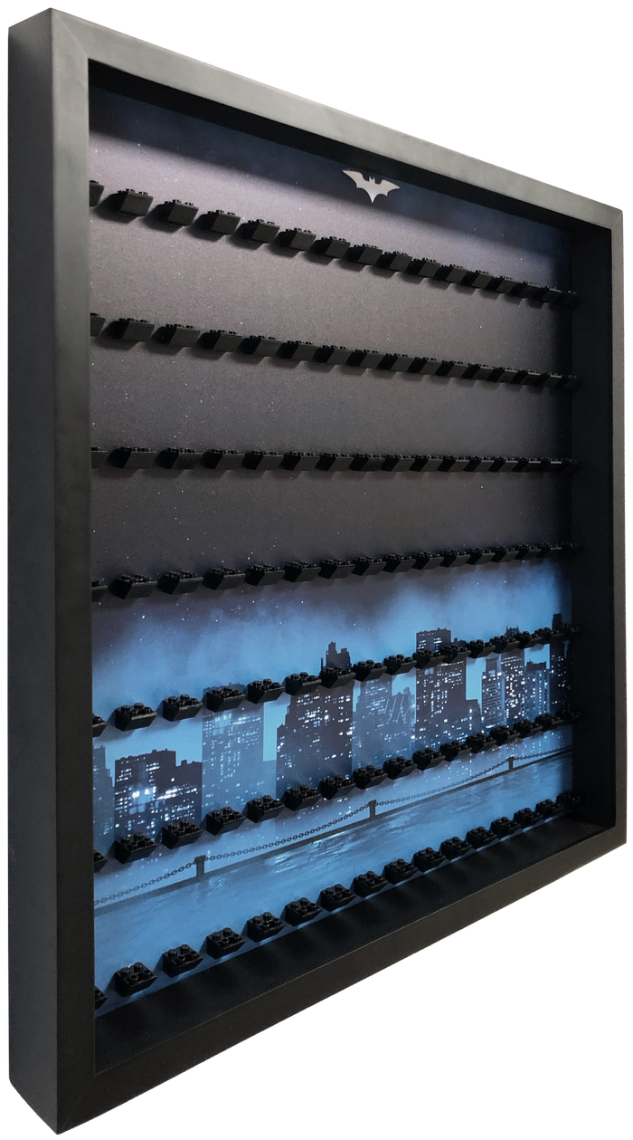 Black Display Frame for 105 Minifigures – Display Frames for Lego ...