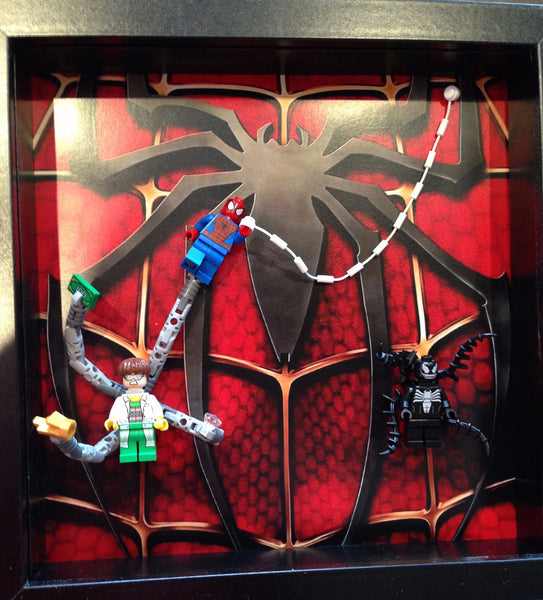 Display frame for Marvel® Spiderman Minifigures – Display Frames for ...