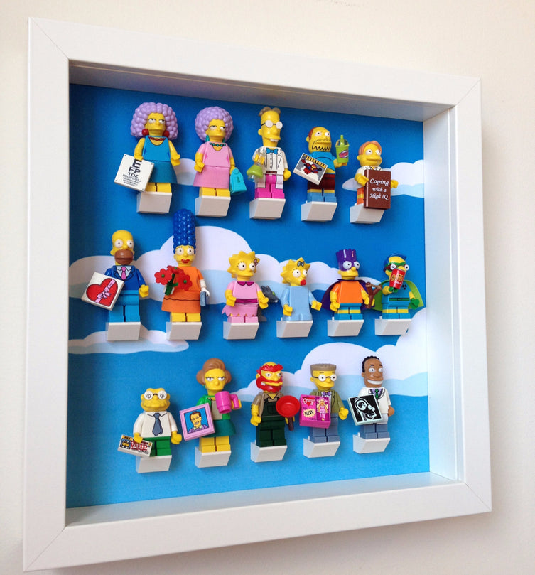 Display Frame for Simpsons Series 2 Minifigures – Display Frames for Lego Minifigures