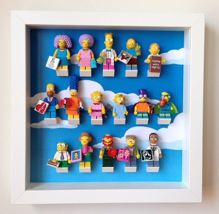 Display Frame for Simpsons Series 2 Minifigures – Display Frames for ...