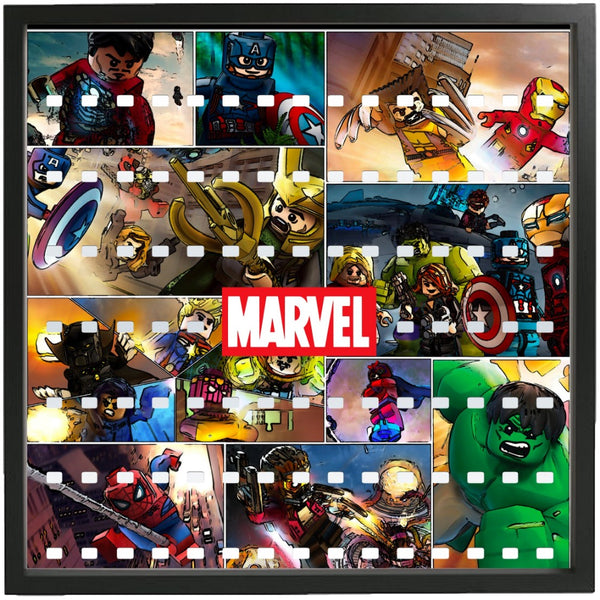 Color Comic Large Frame for Marvel Super Heroes Minifigures – Display ...