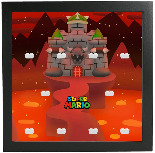Bowser's Castle Frame for Super Mario Minifigures Series – Display ...