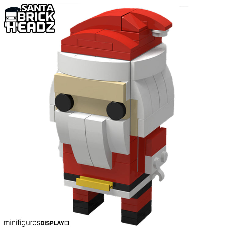 Santa Custom BrickHeadz built with bricks – Display Frames for Lego ...