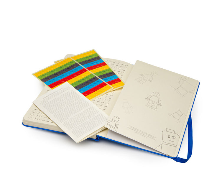 LEGO Moleskine - Limited Edition Notebook - Large - Plain - Blue ...