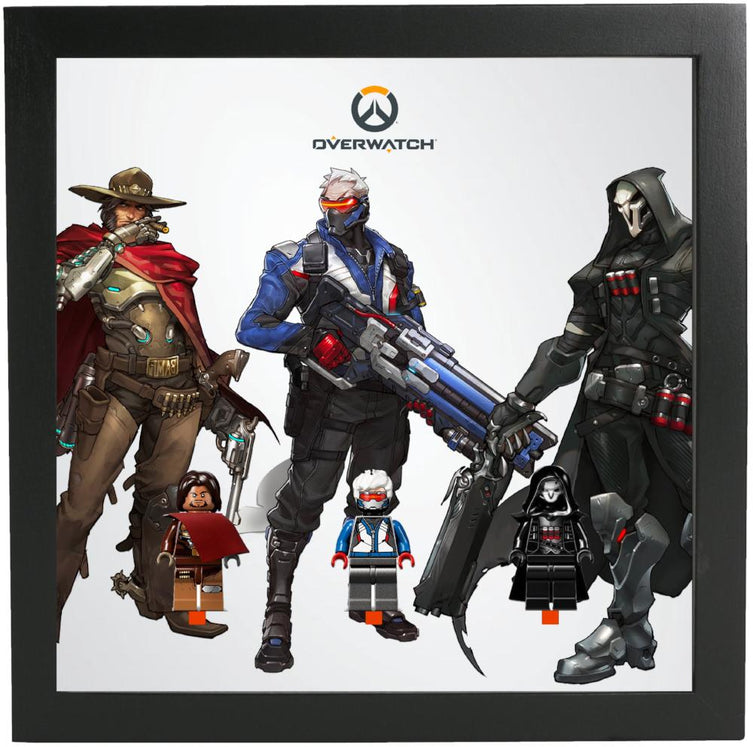 Frames for Overwatch Minifigures Sets – Display Frames for Lego Minifigures