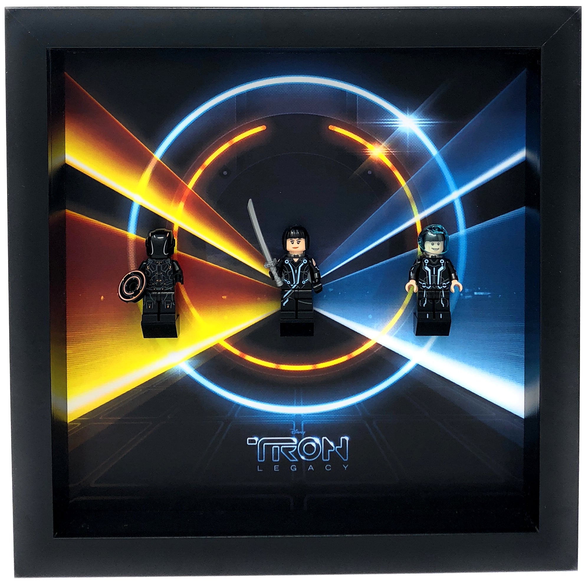Display Frame for Tron Legacy Minifigures – Display Frames for Lego ...