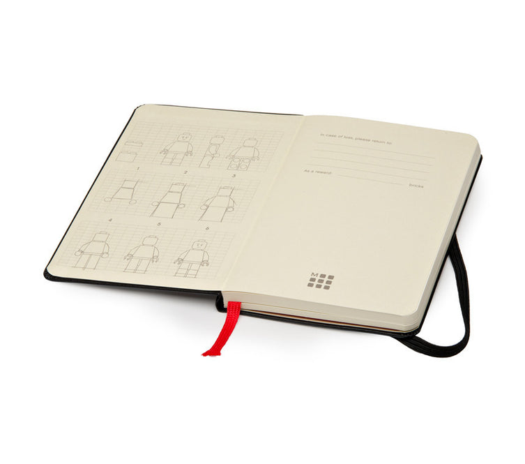 LEGO Moleskine - Limited Edition Notebook - Pocket - Plain - Black ...