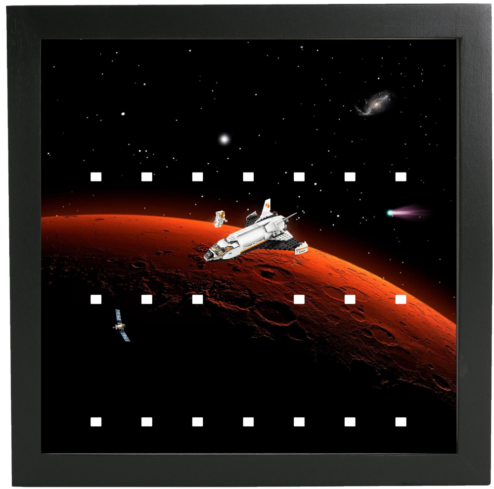 Mars Frame for City Space Minifigures – Display Frames for Lego Minifigures