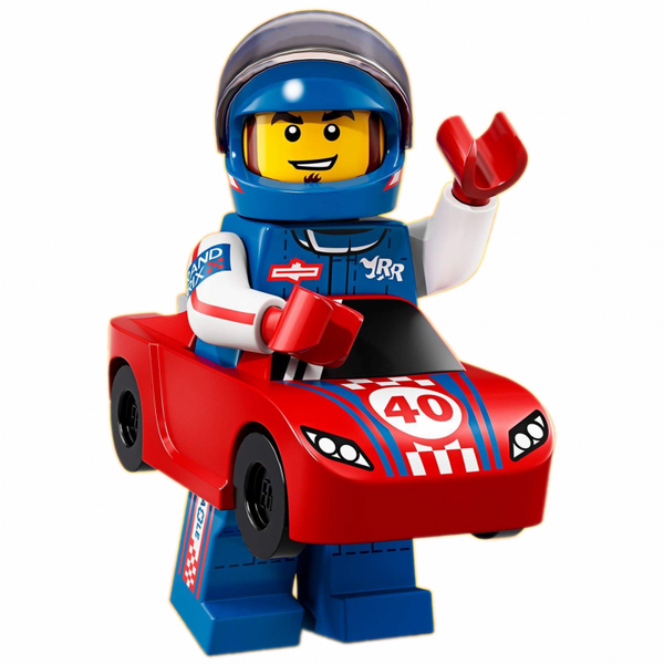 Race Car Guy – Series 18 Lego Minifigure – Display Frames for Lego ...