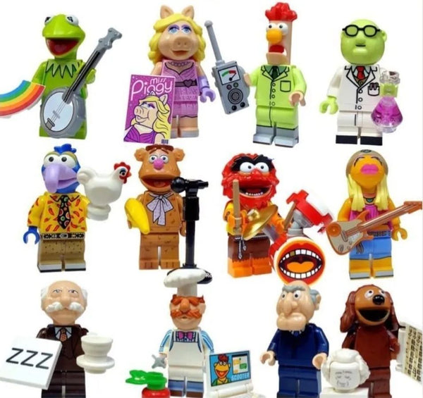 The Muppets Complete Collection 12 LEGO Minifigures 71033 – Display ...