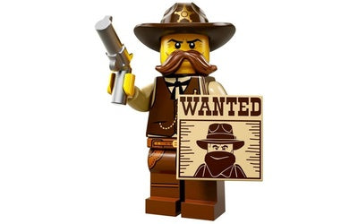 Sheriff – Series 13 Lego Minifigure – Display Frames for Lego Minifigures