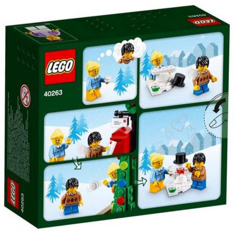 Lego 40263 Christmas Town Square – Display Frames for Lego Minifigures