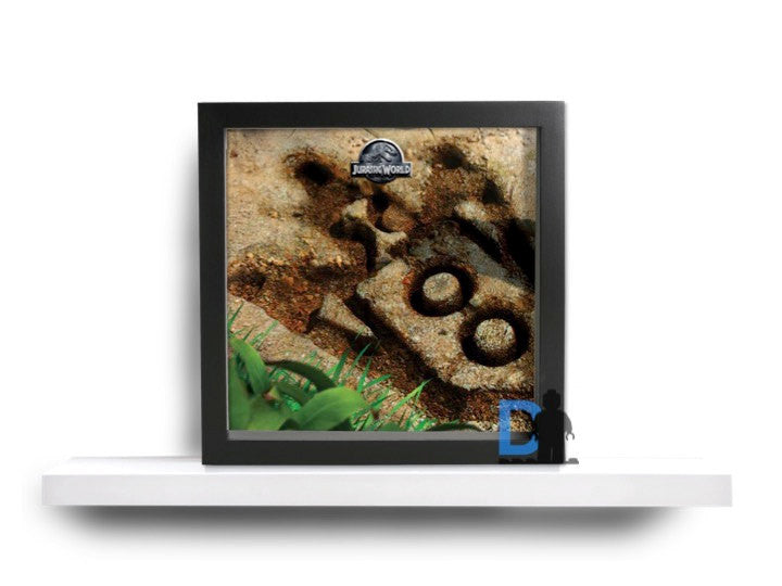 Dinosaur footprint background Display Frame for Jurassic World ...