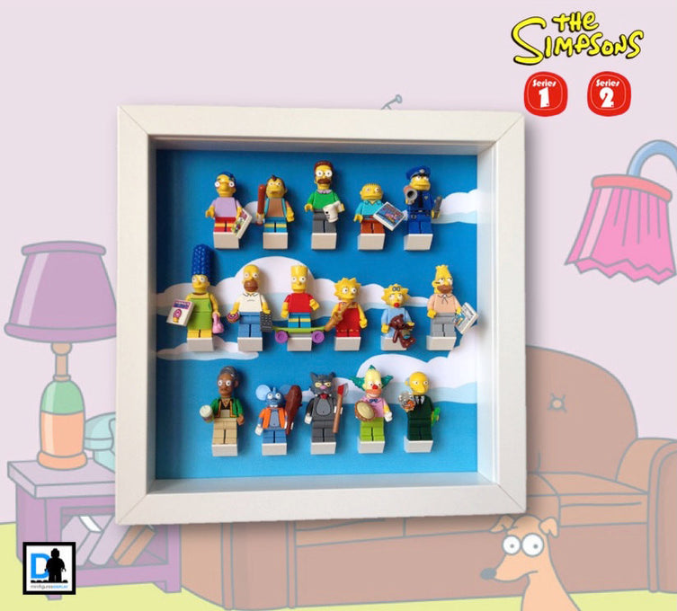 Special Pack of x2 Frames for Simpsons Minifigures (series 1-2 ...