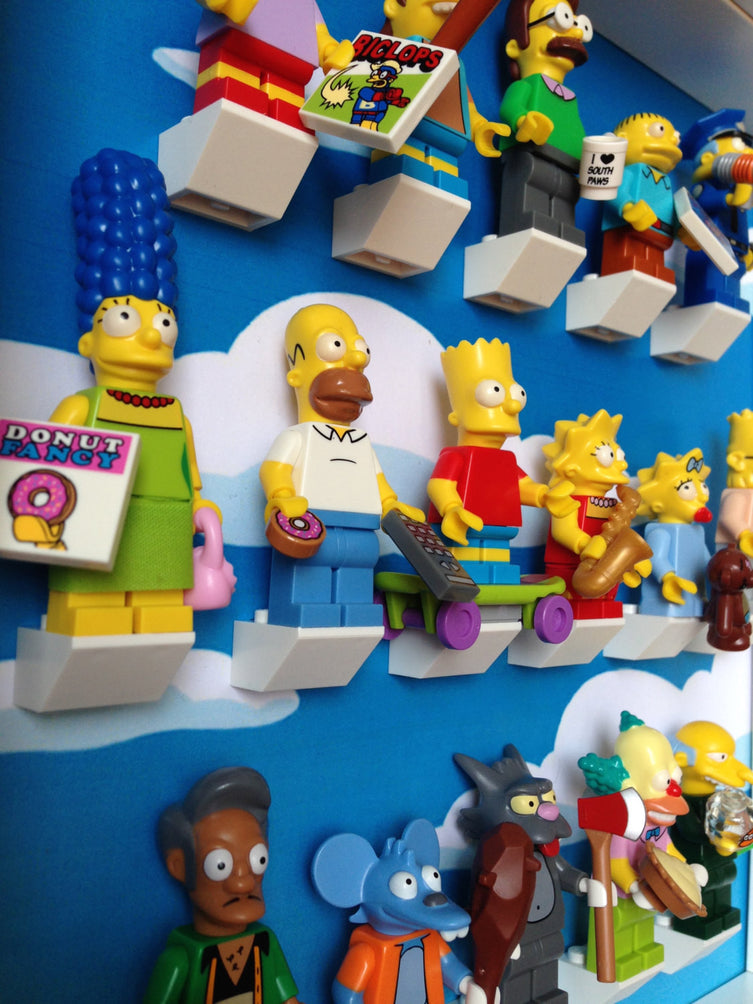 Special Pack of x2 Frames for Simpsons Minifigures (series 1-2 ...