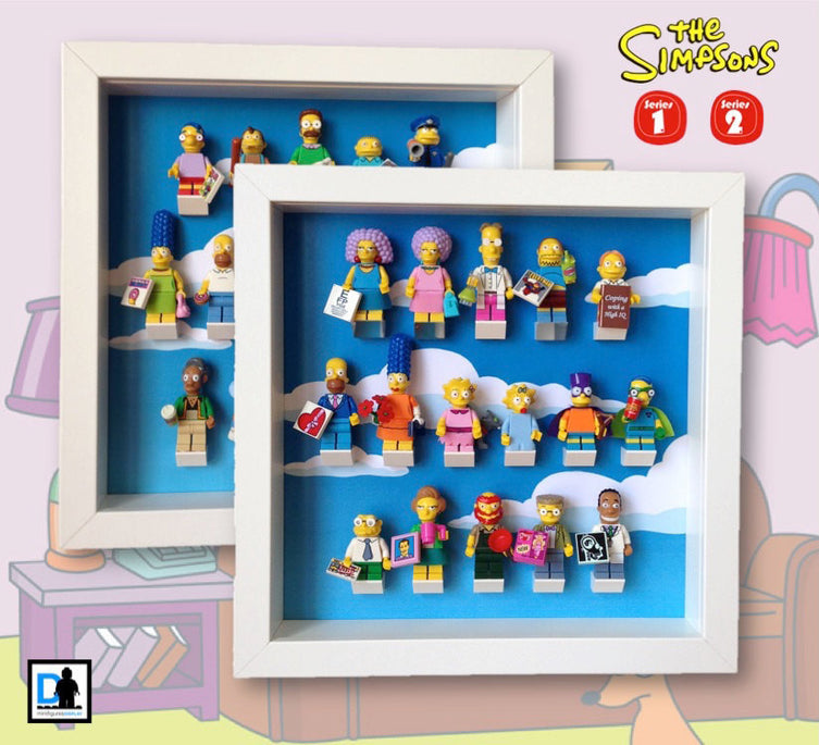 Special Pack of x2 Frames for Simpsons Minifigures (series 1-2 ...