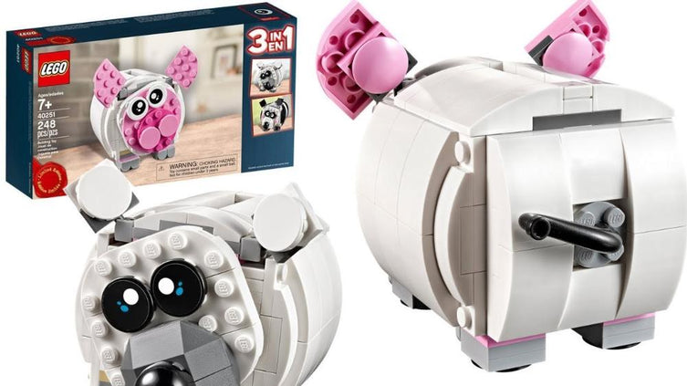 Lego 40251 Mini Piggy Bank Limited Edition – Display Frames for Lego ...